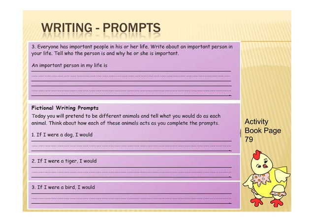Writing prompts | PPT