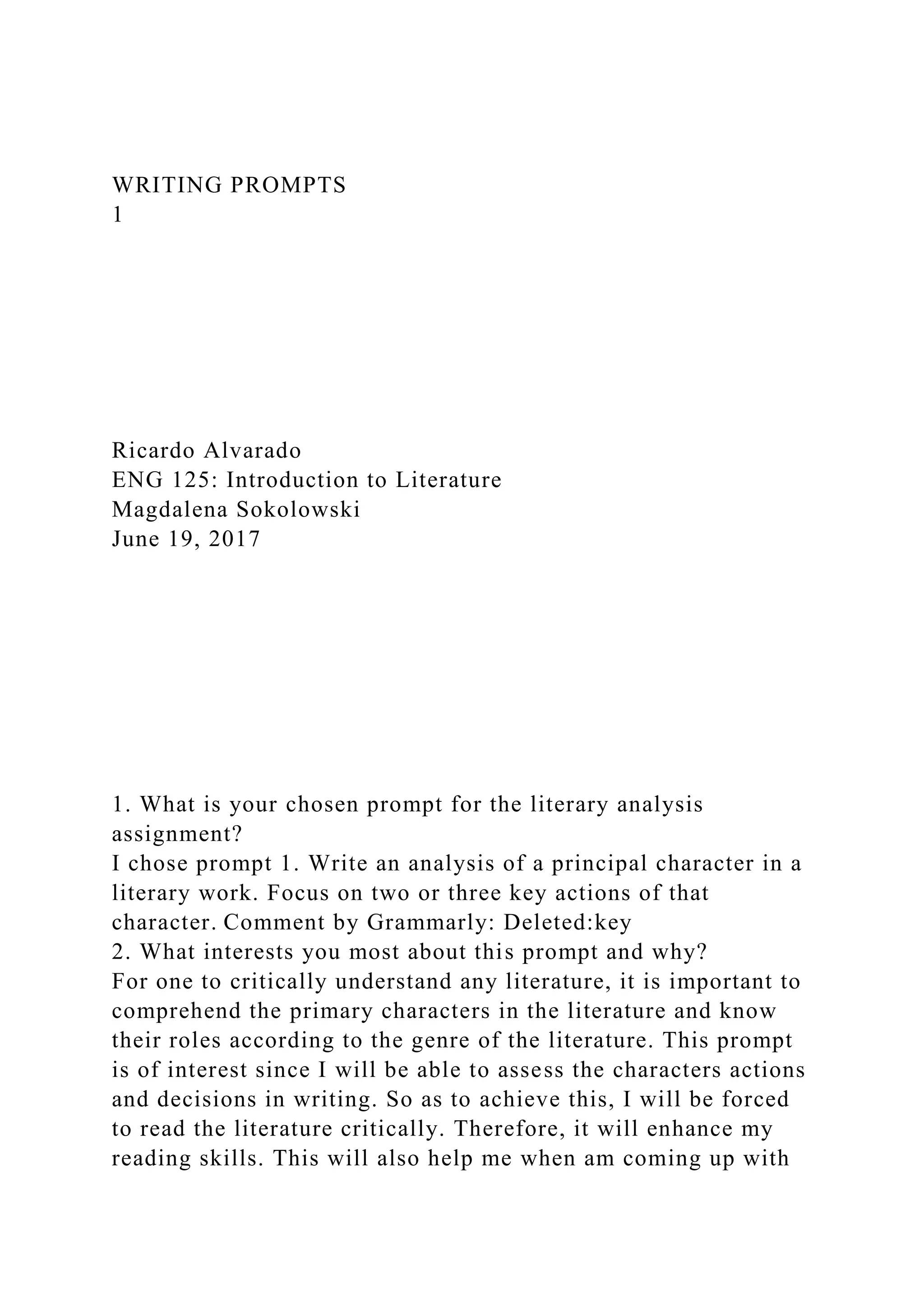 WRITING PROMPTS .docx