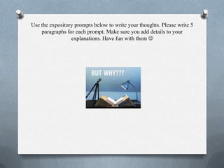 Writing Prompts Project | PPT