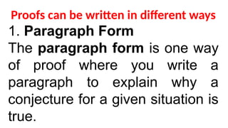 writing proofs IN MATHEMATICS GRADE 8.pptx