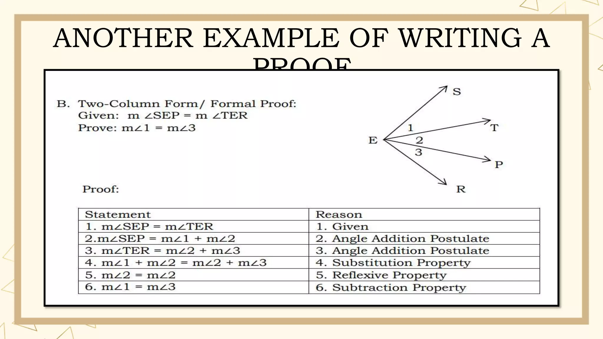 Writing Proofs Direct And Indirect Pptpptx Science