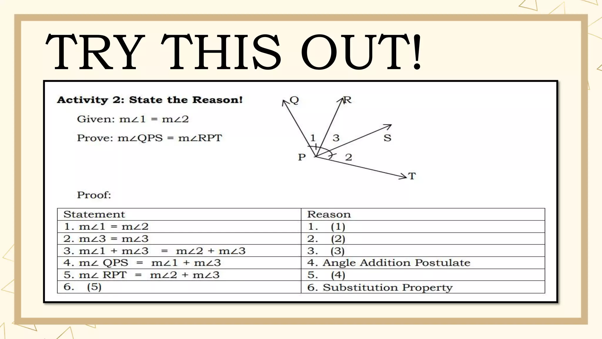 Writing Proofs Direct And Indirect Pptpptx Science