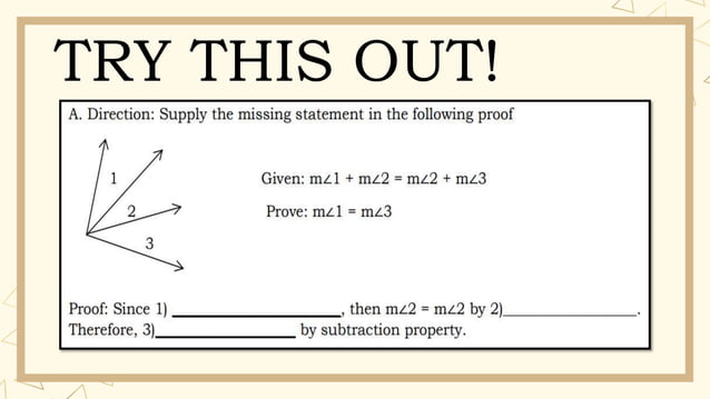 Writing Proofs Direct And Indirect Pptpptx Science