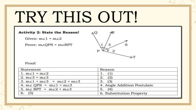 Writing Proofs Direct And Indirect Pptpptx Science