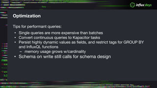 WRITING QUERIES (INFLUXQL AND TICK) | PDF