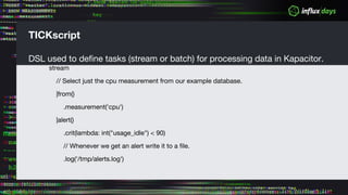 WRITING QUERIES (INFLUXQL AND TICK) | PDF