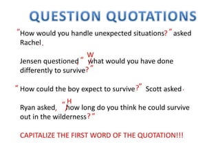 WRITING QUOTATIONS | PPT