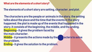 Writing Reaction about the character in the story.pptx