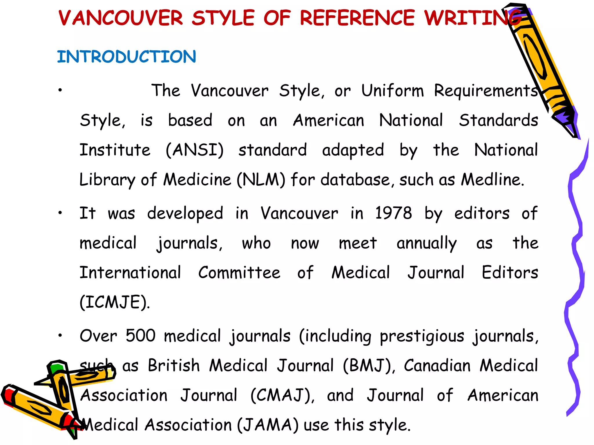 WRITING RESEARCH REFERENCE STYLE | PPTX