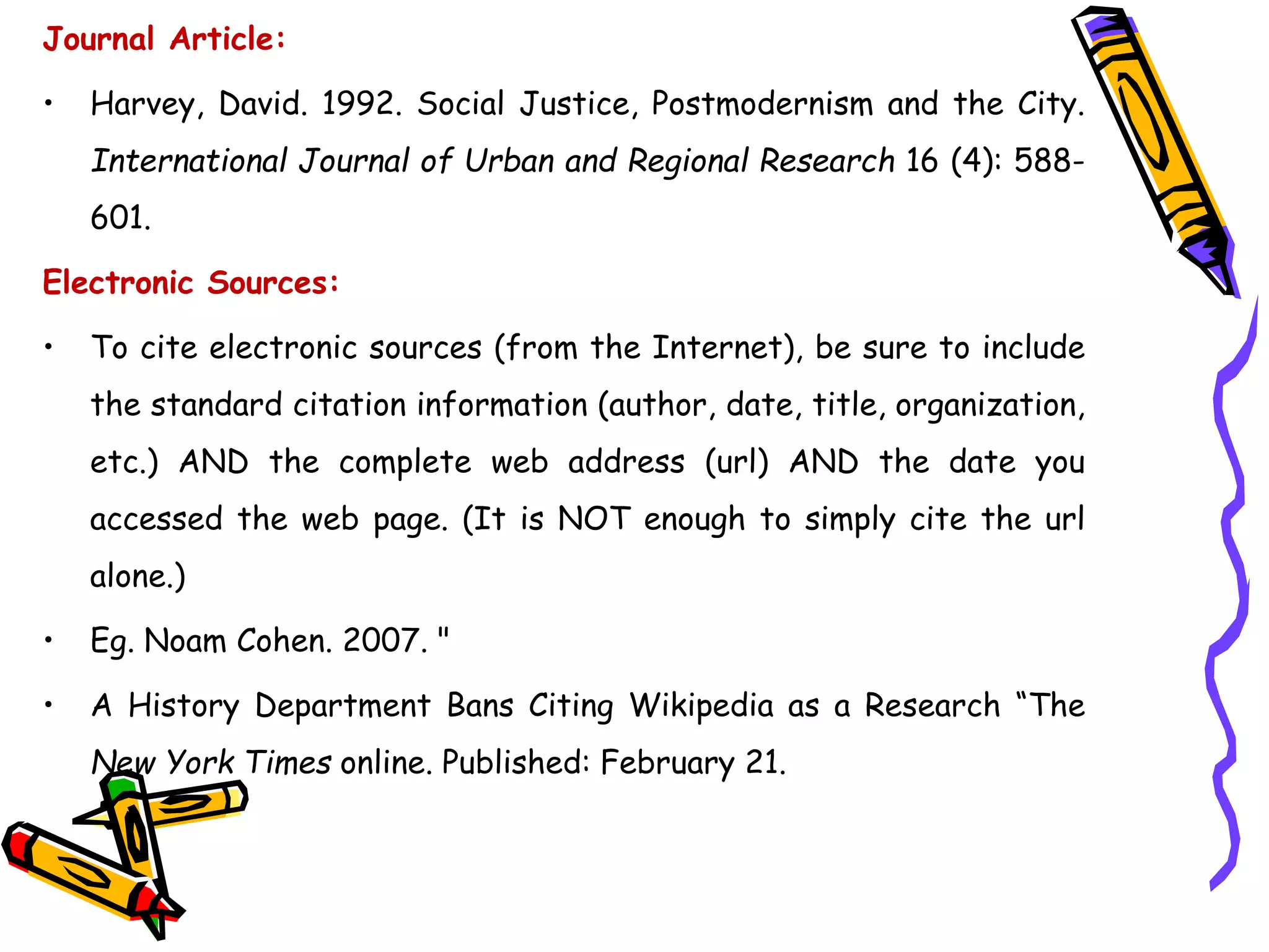WRITING RESEARCH REFERENCE STYLE | PPTX