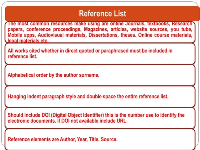 Writing References in APA Style(7th edition) | PPTX