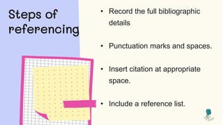 writing references | PPT