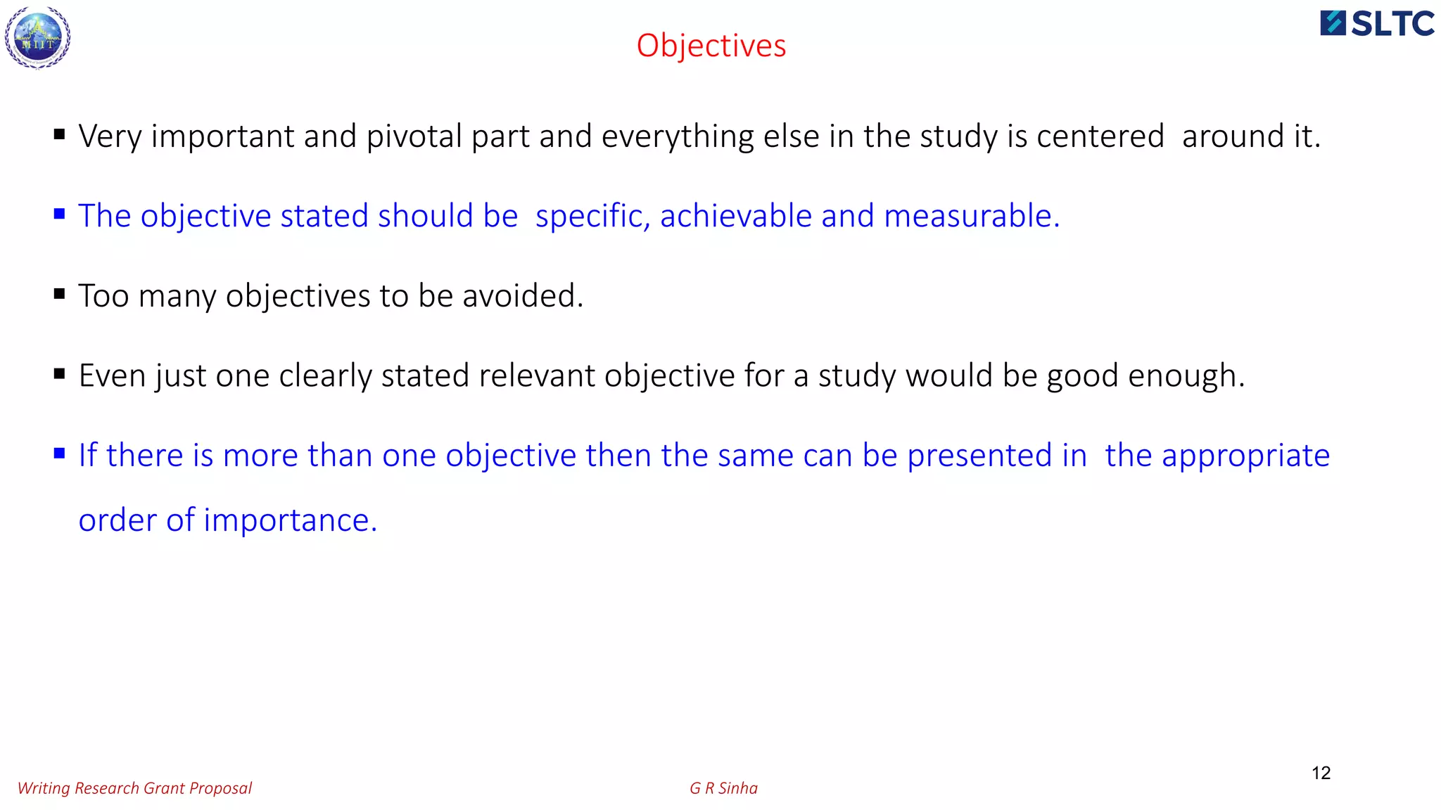 Writing research grant proposal | PDF
