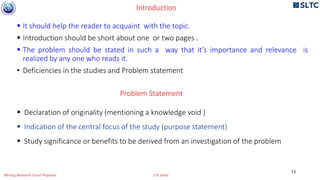 Writing research grant proposal | PDF