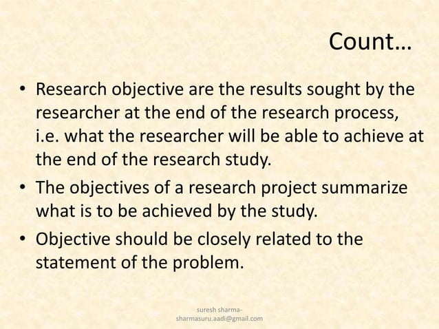 Writing research objectives by suresh aadi8888 | PPT