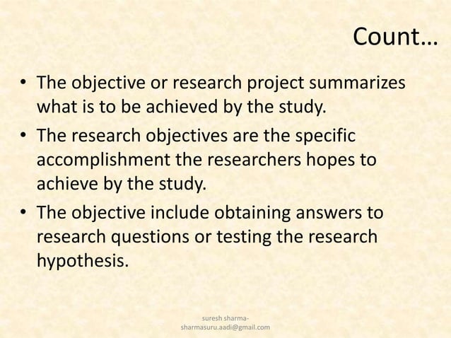Writing research objectives by suresh aadi8888 | PPT
