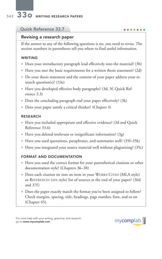 Writing research papers | PDF