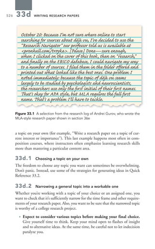 Writing research papers | PDF