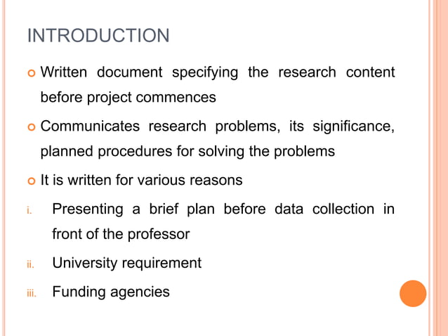 Writing research proposal | PPTX