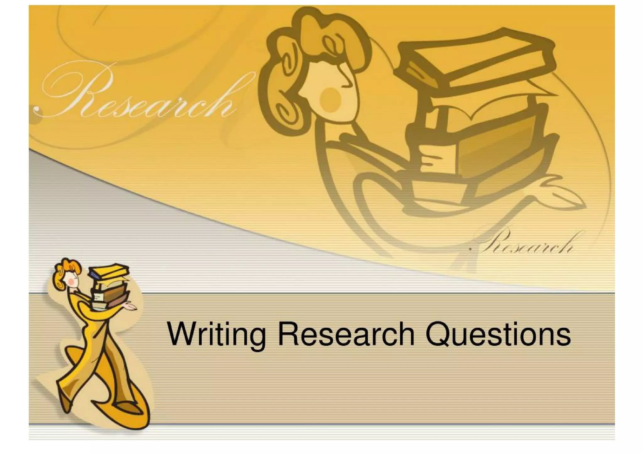 Writing Research Questions | PPT