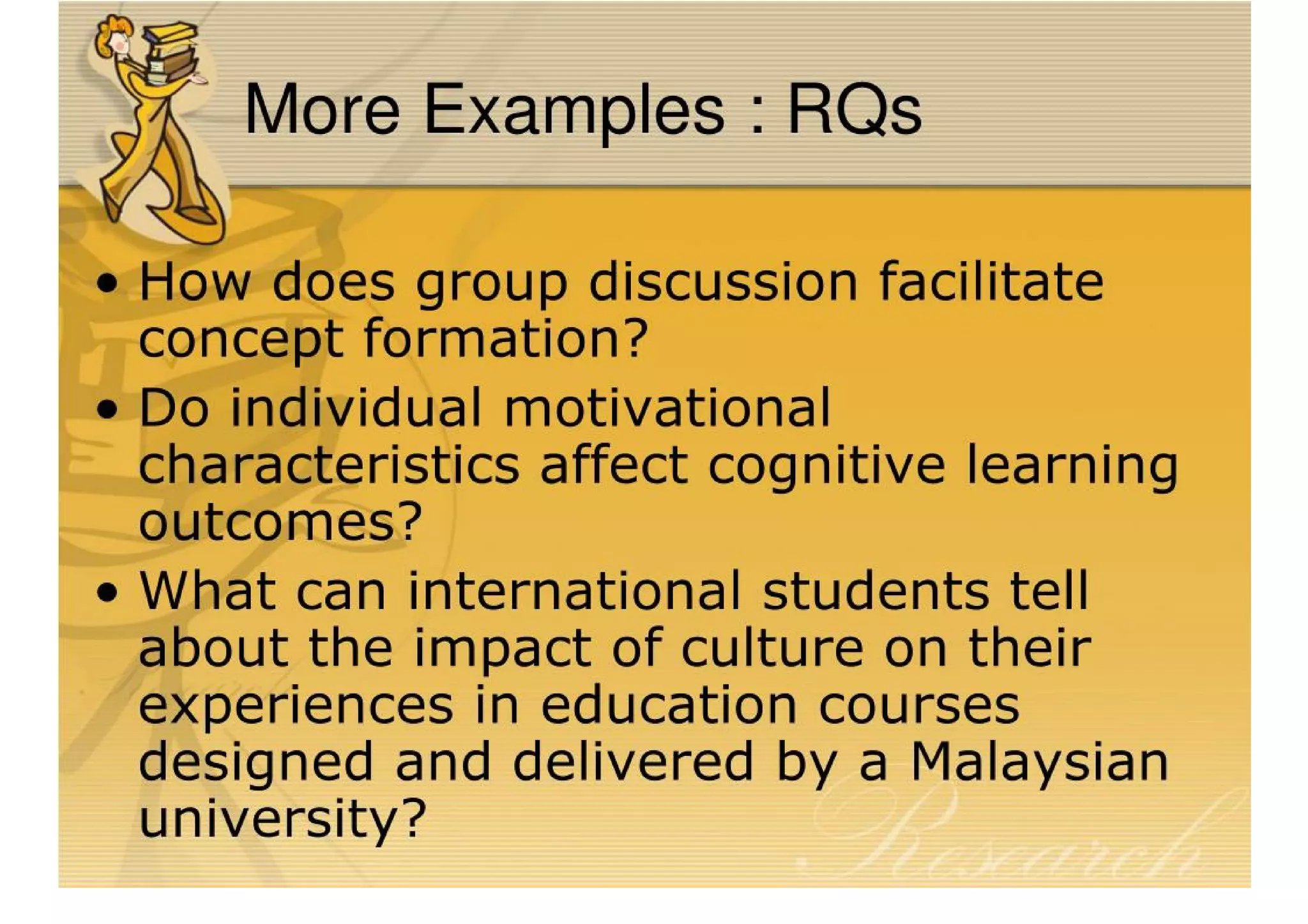 Writing Research Questions | PPT