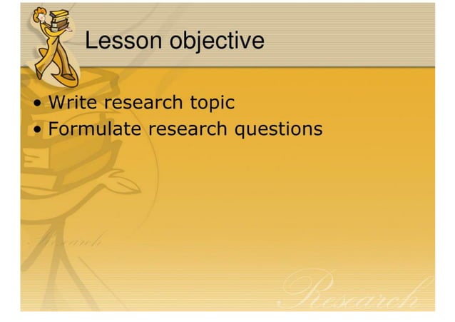 Writing Research Questions | PPT