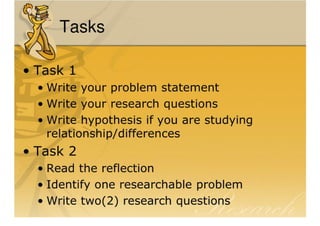 Writing Research Questions | PPT