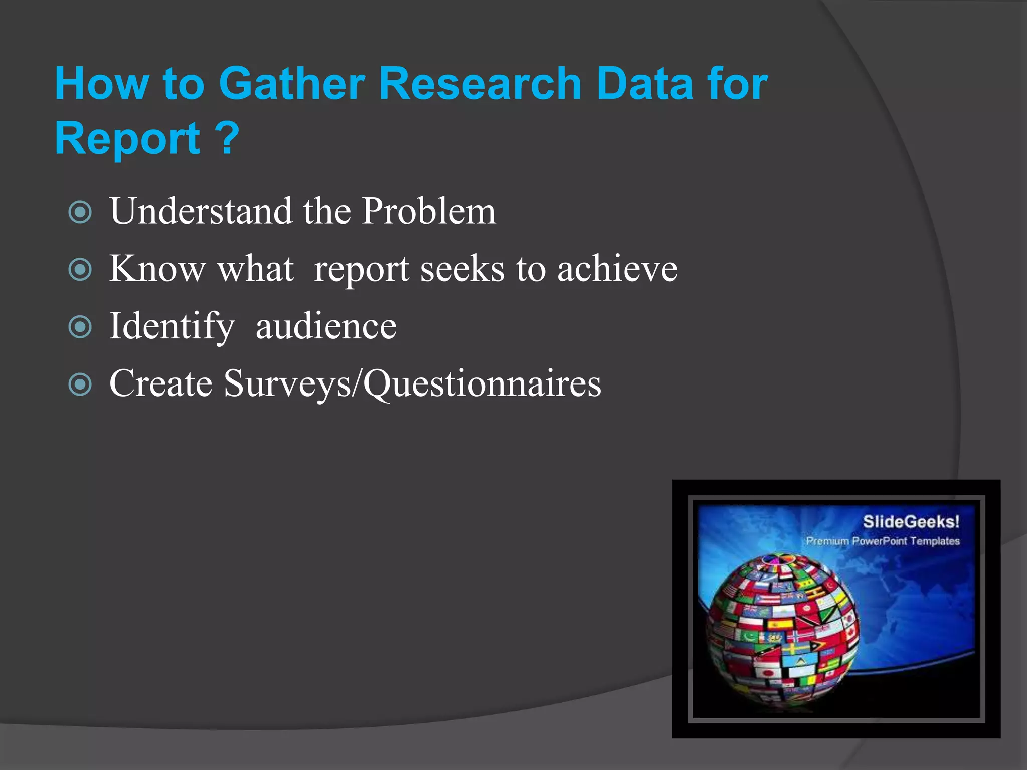 Writing research report | PPTX