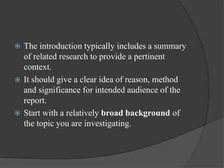 Writing research report | PPTX
