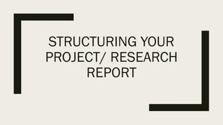 Writing Research Report How to write a report. .pptx