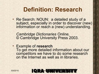 Writing Research Reportsclass | PPT