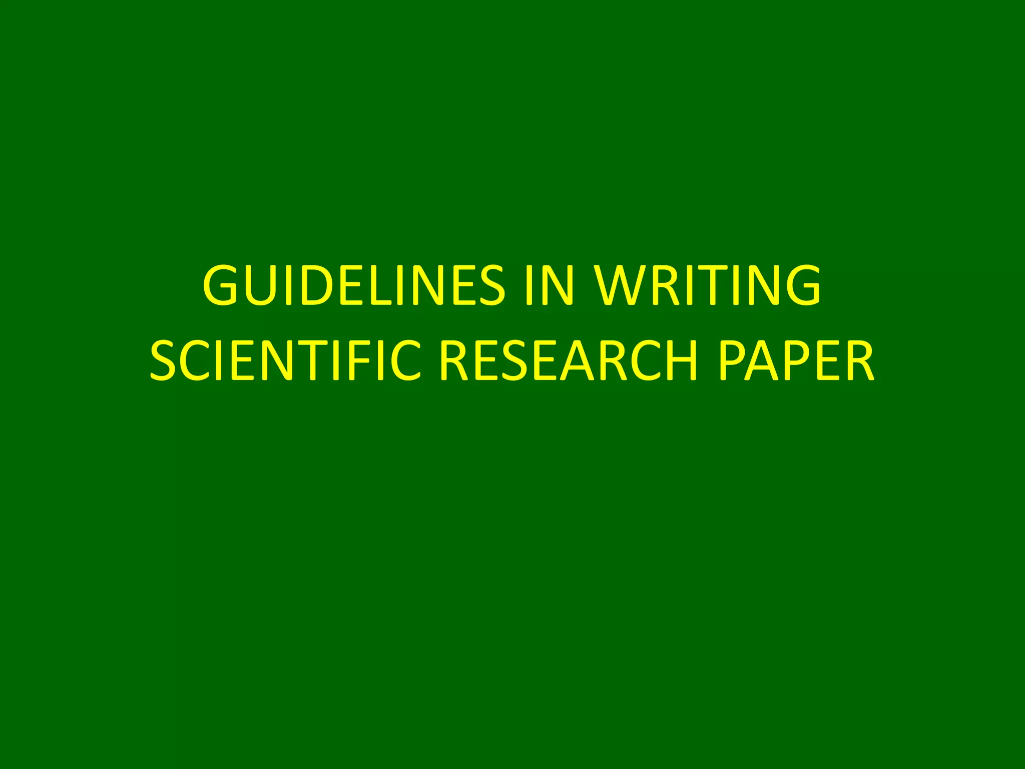 Writing Results and Discussion, Summary and Conclusion.pptx