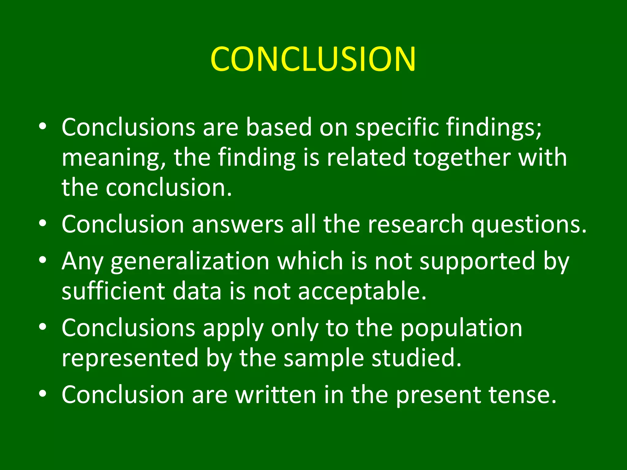 Writing Results and Discussion, Summary and Conclusion.pptx