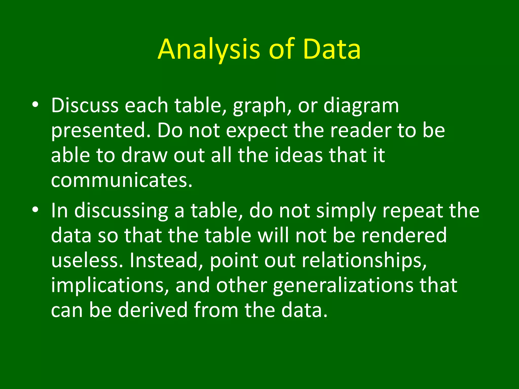 Writing Results and Discussion, Summary and Conclusion.pptx