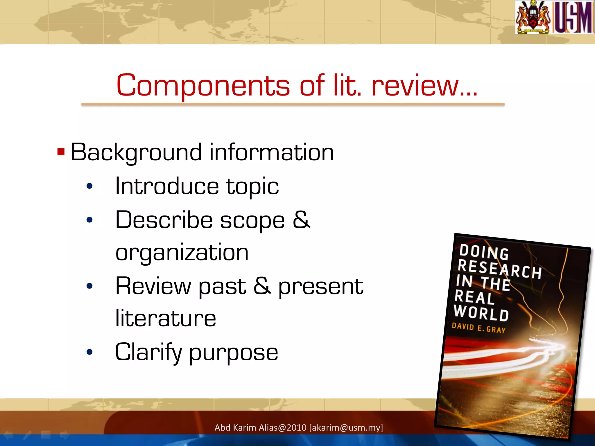 Writing a Review Paper | PDF