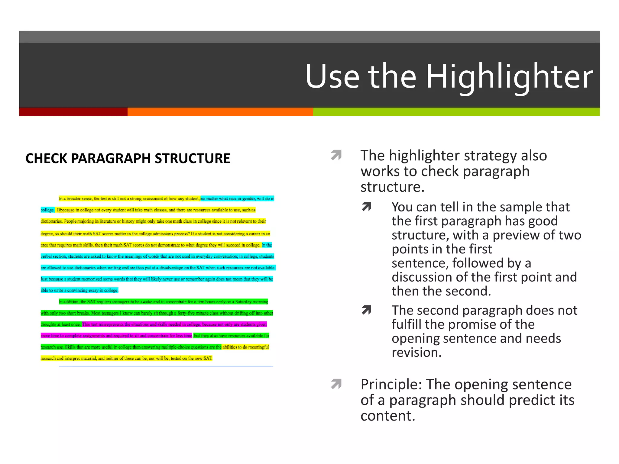 General Tips for Writing & Revising v.1.0 | PPTX