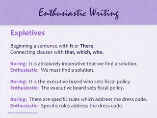 2013 Education Symposium & Expo - Writing Right | PPT