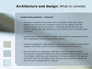 Writing RPG Applications Using Cryptographic Services APIs | PPT