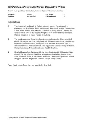 Writing rubrics | PDF