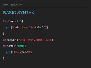 Writing Safer Code With Swift | PPT
