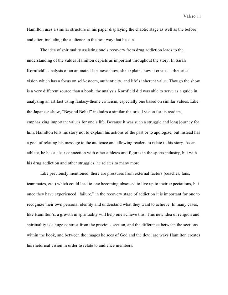 Writing Sample Angels And Demons In The Outfield