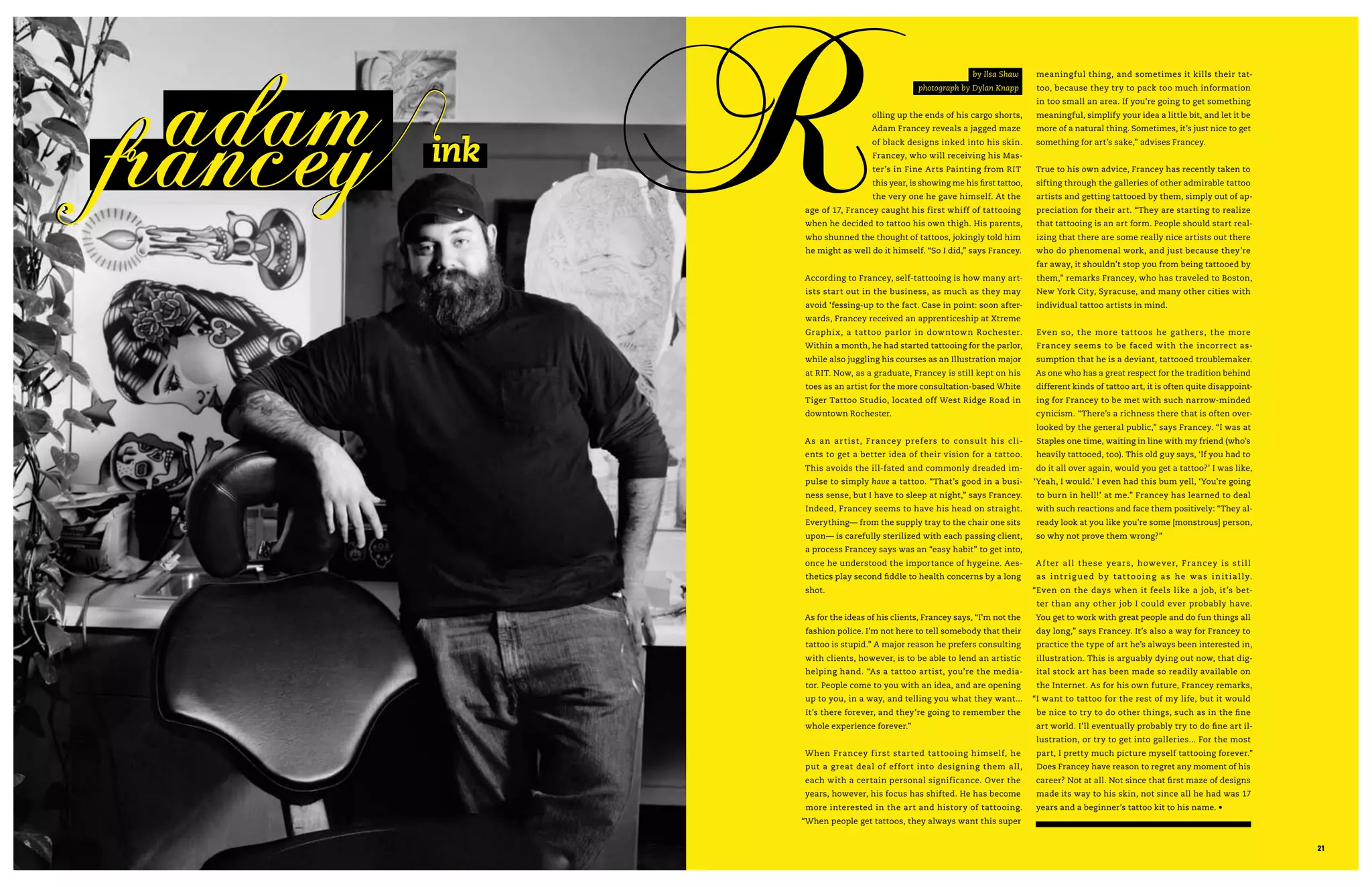 Adam Francey Ink | PDF | Body Art | Style & Fashion