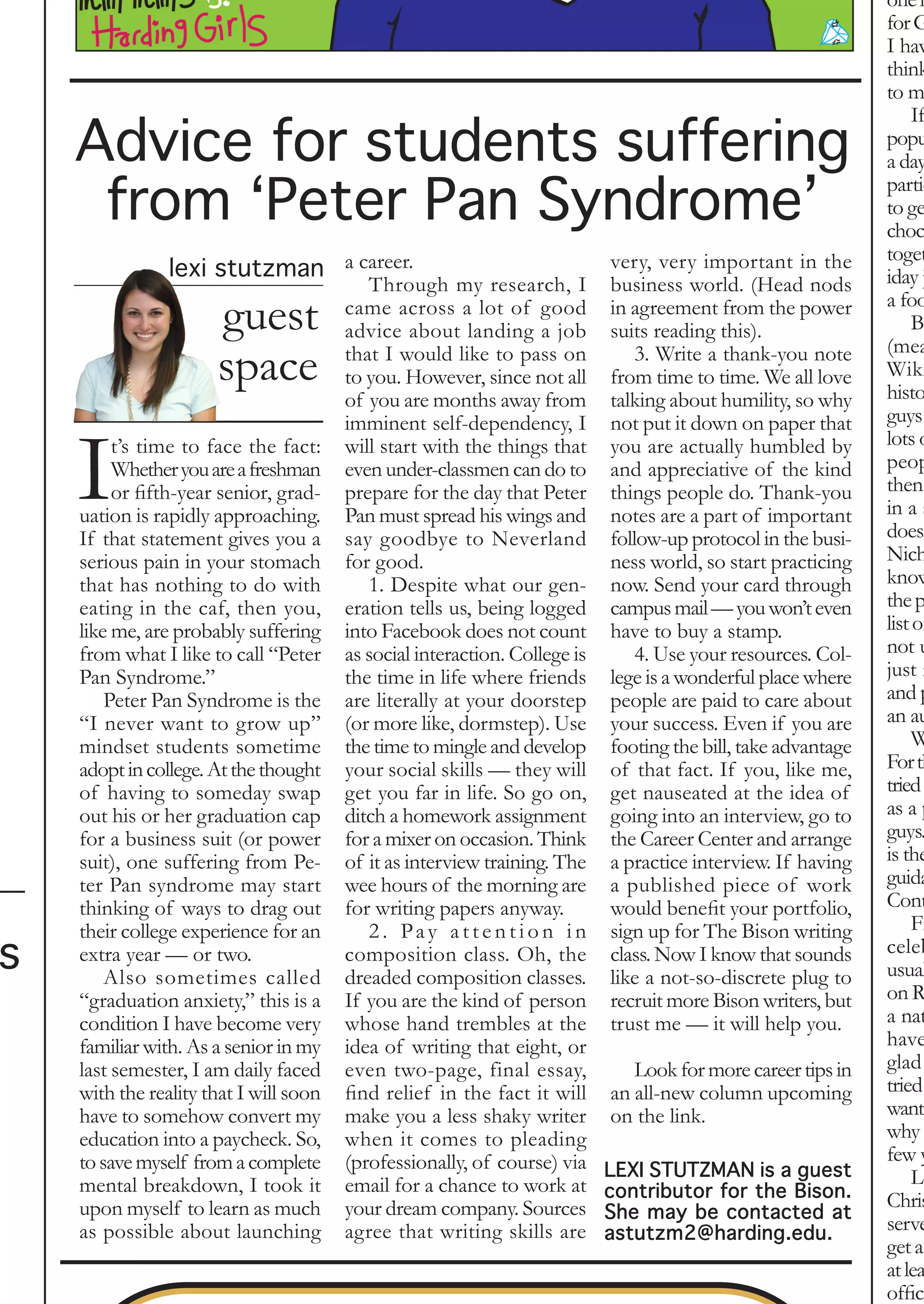 Peter Pan Syndrome | PDF