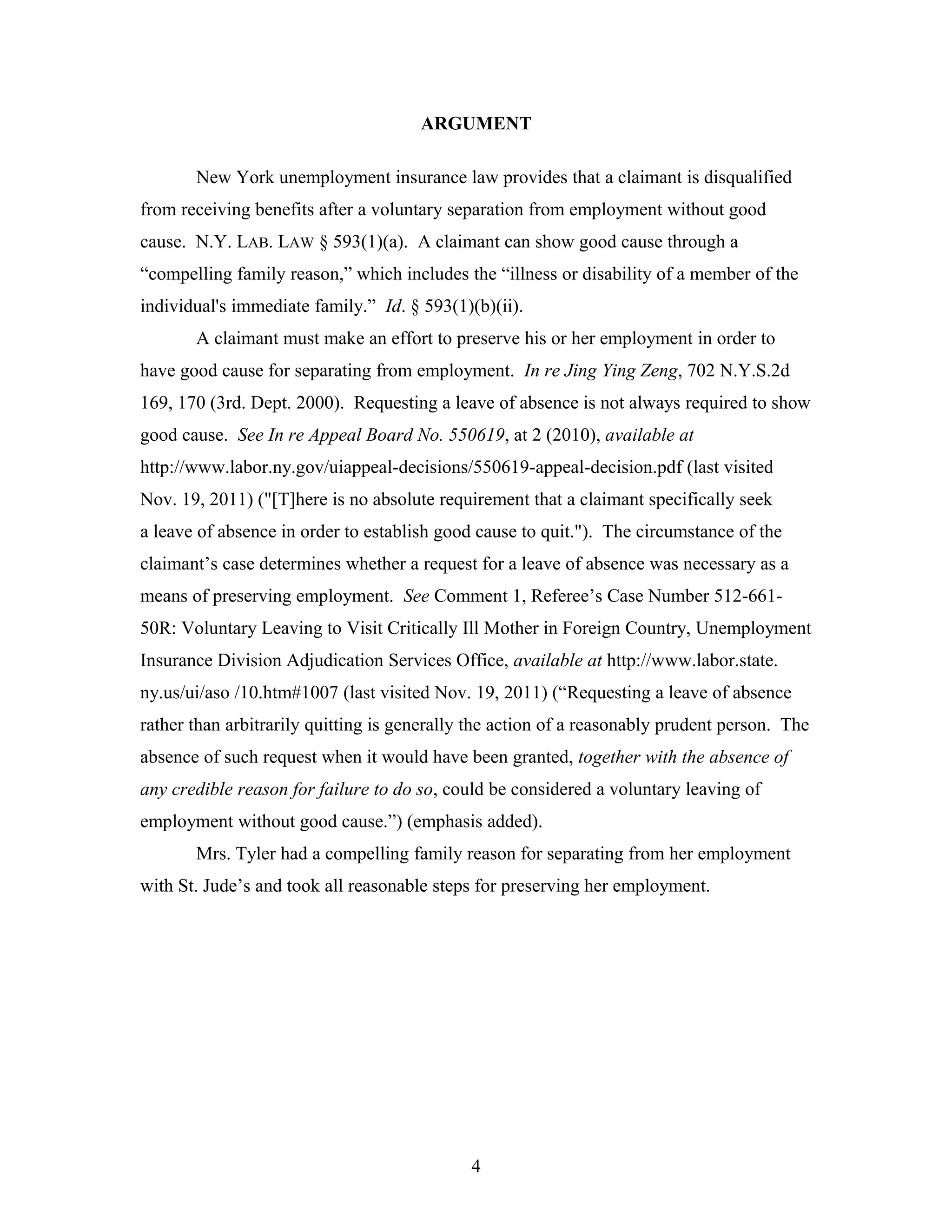 Writing Sample - Pro Bono Case | PDF