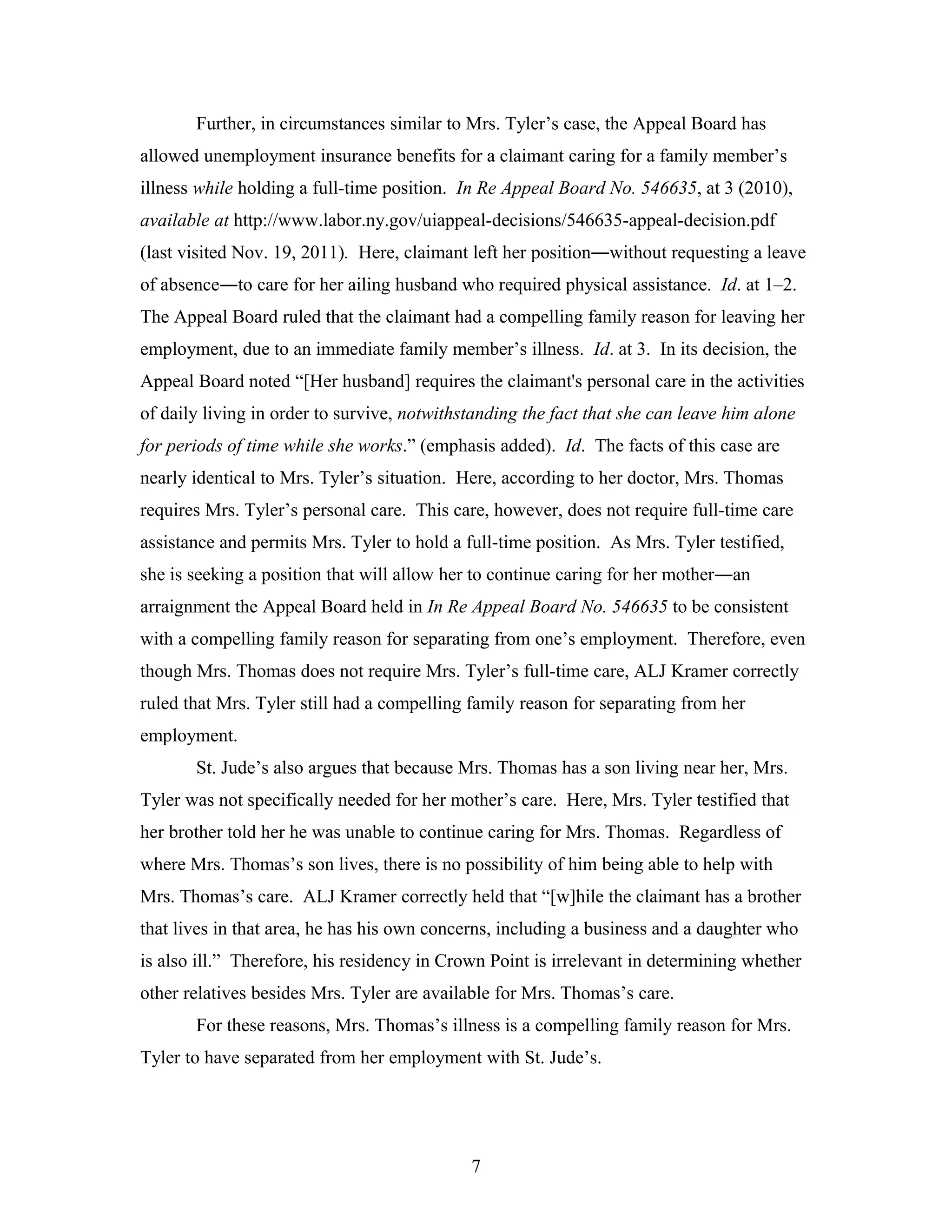 Writing Sample - Pro Bono Case | DOC