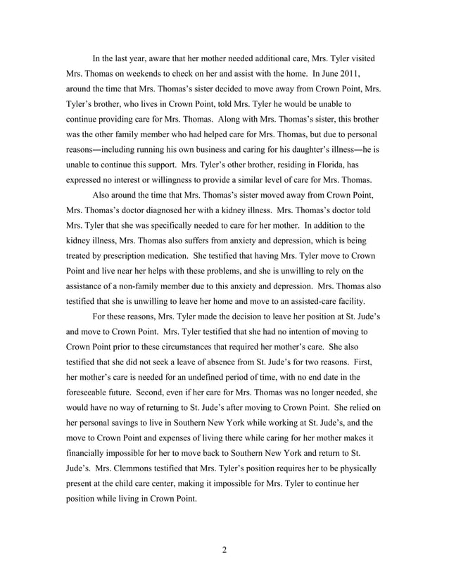 Writing Sample - Pro Bono Case | PDF