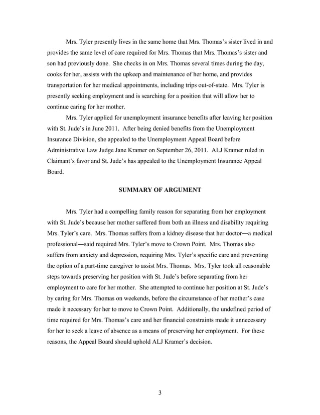 Writing Sample - Pro Bono Case | DOC