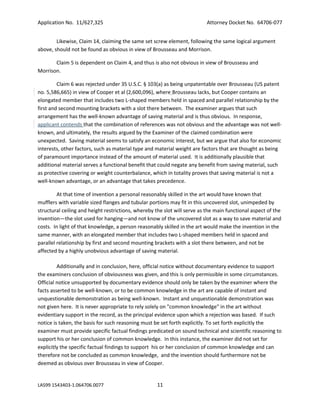[Writing Sample] USPTO Office Action Response by Bryan Johnson | DOC