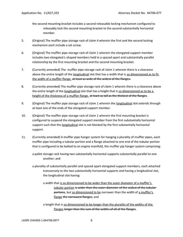 [Writing Sample] USPTO Office Action Response by Bryan Johnson | DOC