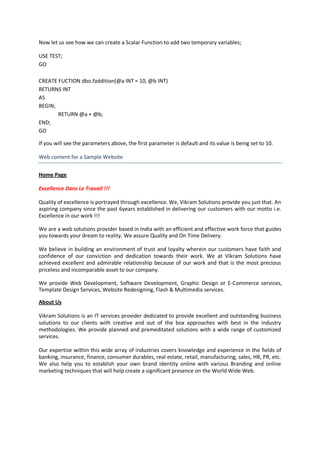 Writing samples | PDF